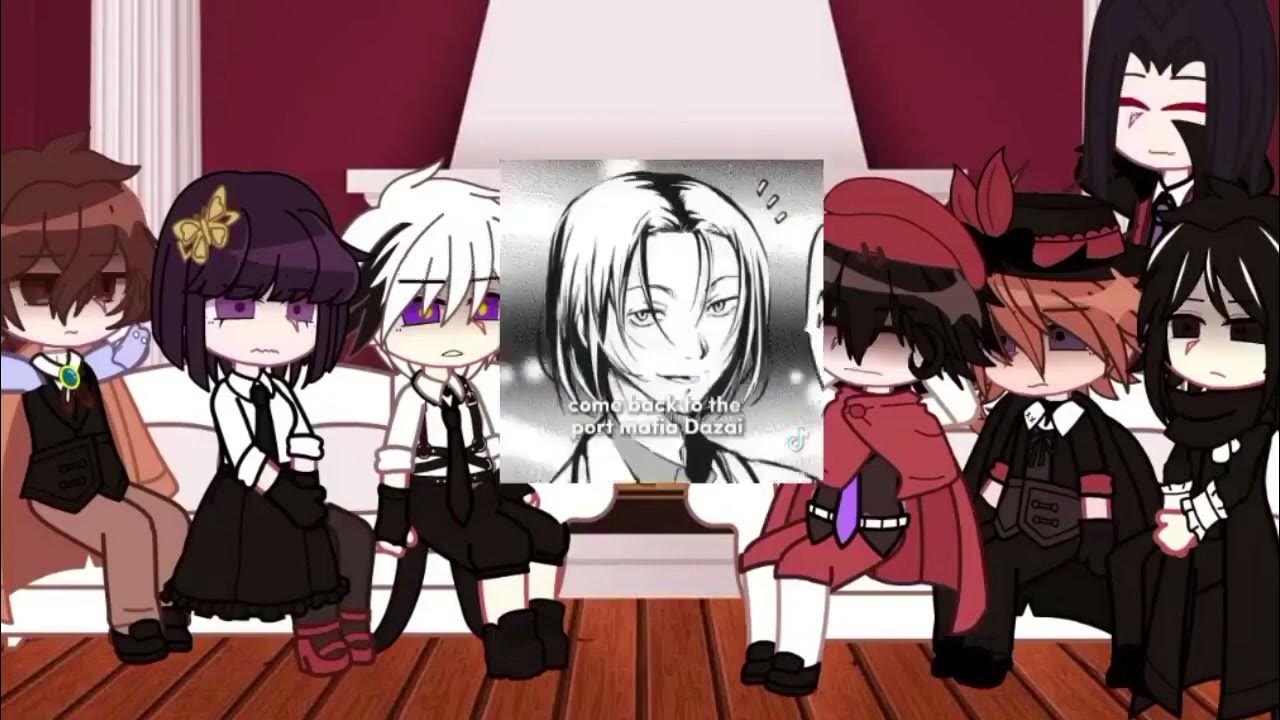 BSD react to Dazai ANGST short like chuuya 1 2 - YouTube