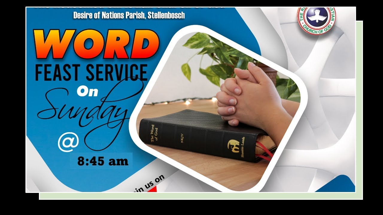 WORD FEAST SERVICE - 20 AUGUST 2023 | NOW THAT I AM SAVED | ATTITUDE ...
