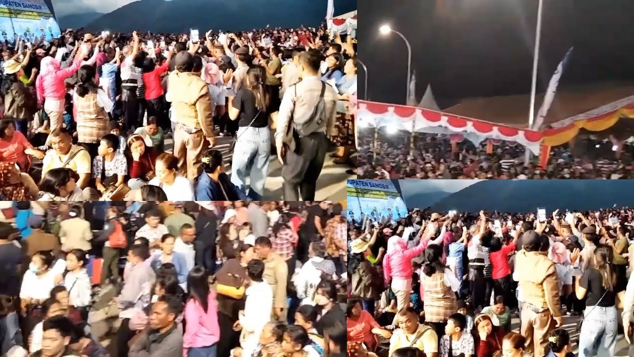 Ps. ANDI SIMON TUMPANGKAN TANGAN KE RIBUAN ORANG DI SAMOSIR#video - YouTube