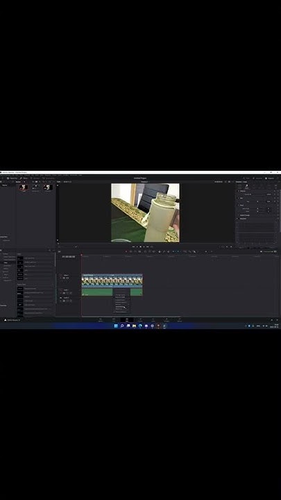 How to reverse your video in Davinci Resolve 18 #shorts - YouTube