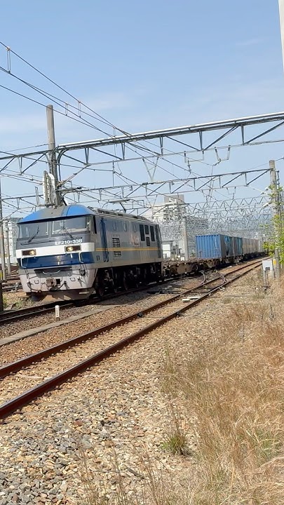 EF210-338【吹】3050ﾚ JR尼崎駅定通2025.5.3 #貨物列車 - YouTube