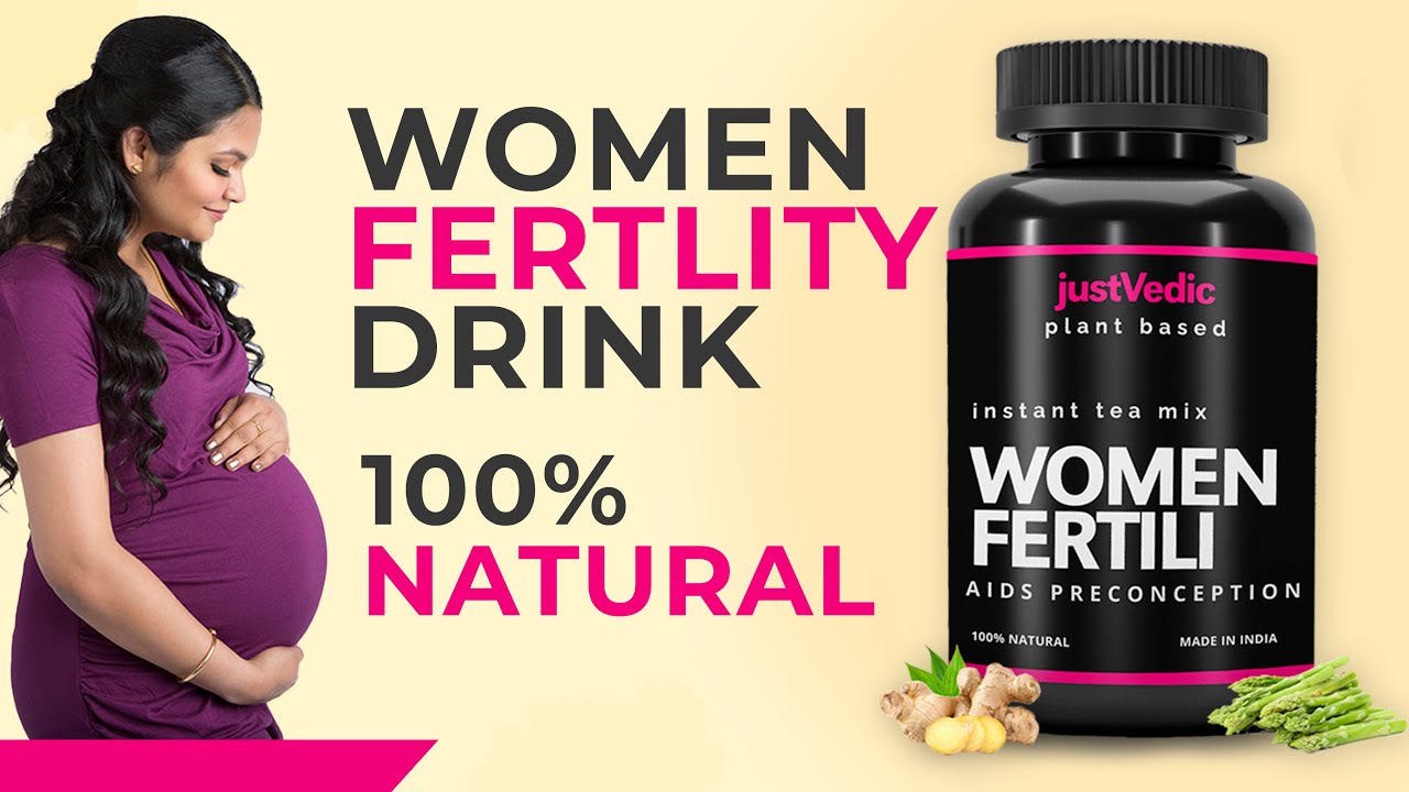 Justvedic Women Fertility Drink Mix for boost Fertility & Ovulation # ...