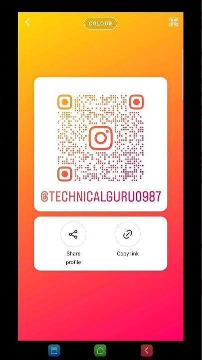 How to Scan QR Code on Instagram #youtubeshorts #InstaQRCode #instagram ...