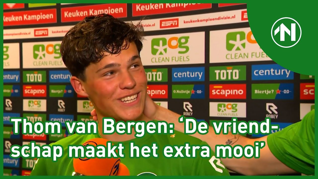 Thom van Bergen was onmisbaar voor promotie FC Groningen - YouTube