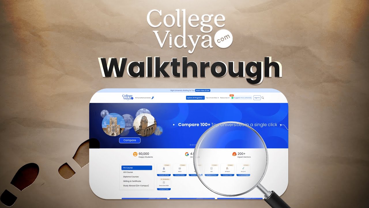 Know the Path to Success | How to Navigate College Vidya Website? | # ...
