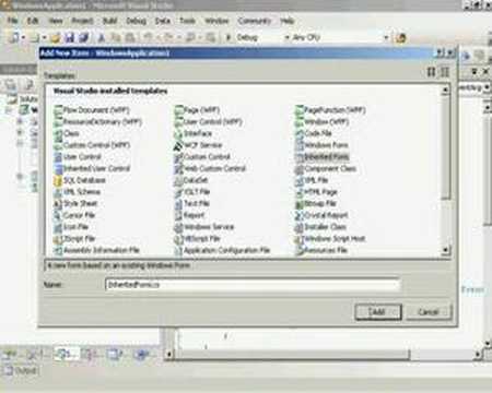 Inheriting from Forms in Visual Studio using C# - YouTube