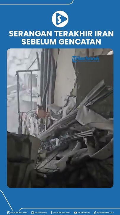 Iran Babat Habis Israel Jelang 4 Menit Gencatan Senjata - YouTube