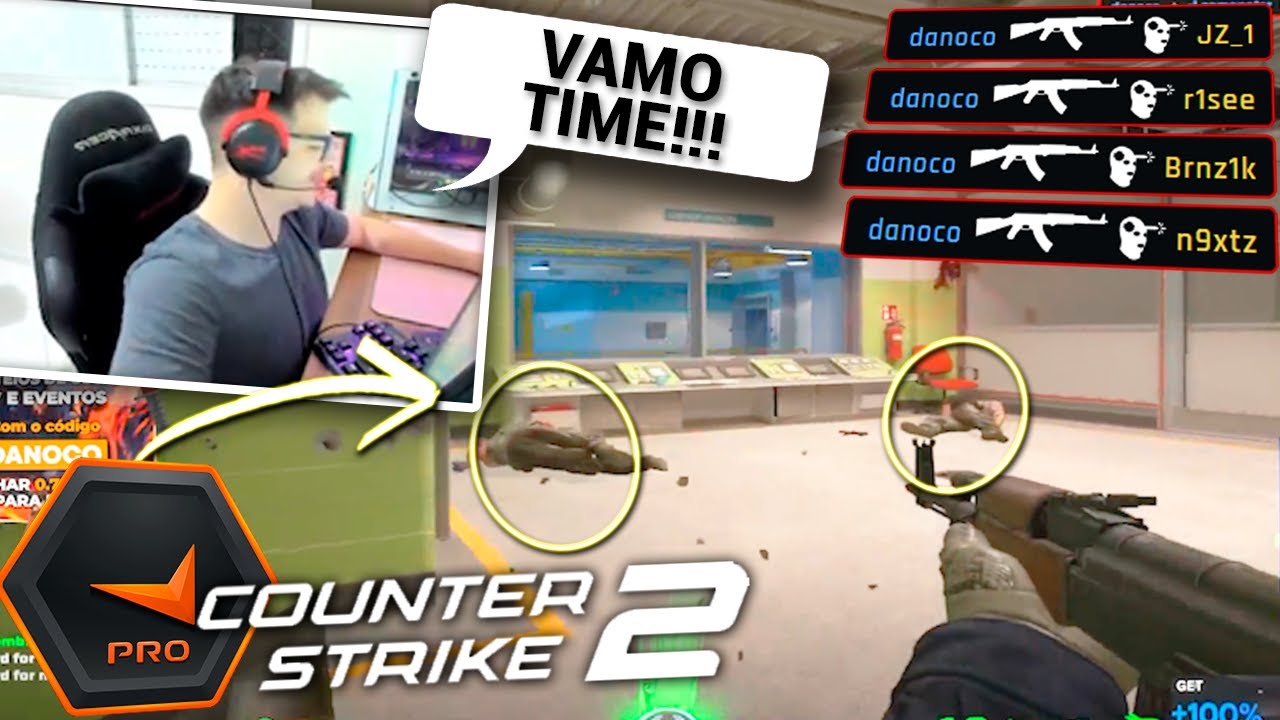 DANOCO JÁ CHEGOU AMASSANDO GERAL NA FPL DO COUNTER STRIKE 2 - YouTube