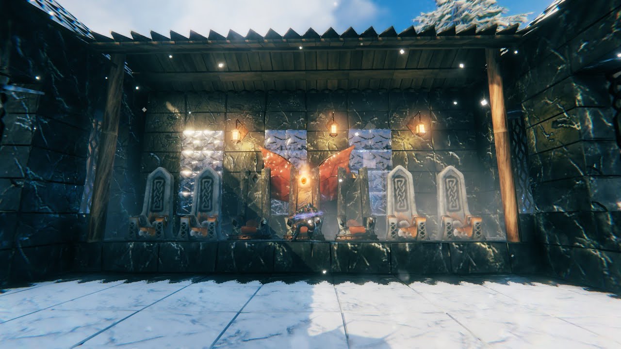 Valheim Mountain Barracks made so good that will make even As mon get ...