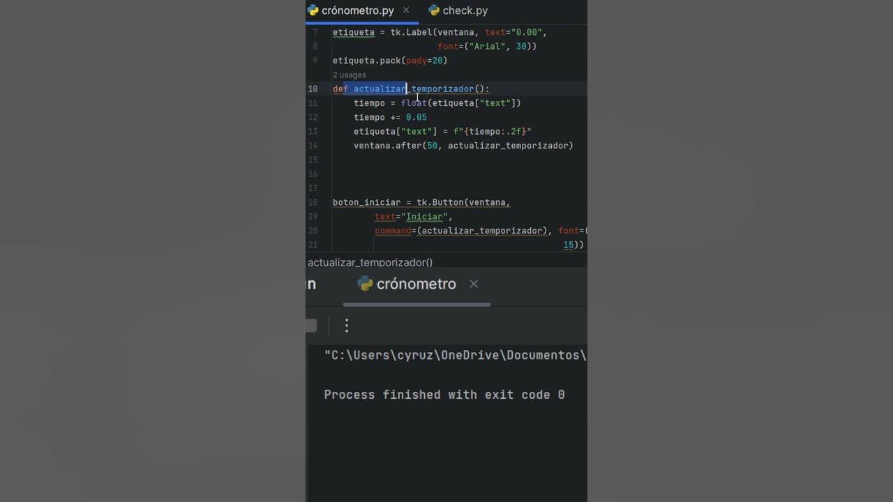 Python GUI: Aprende a Crear un Cronómetro en Tkinter | Paso a Paso para ...