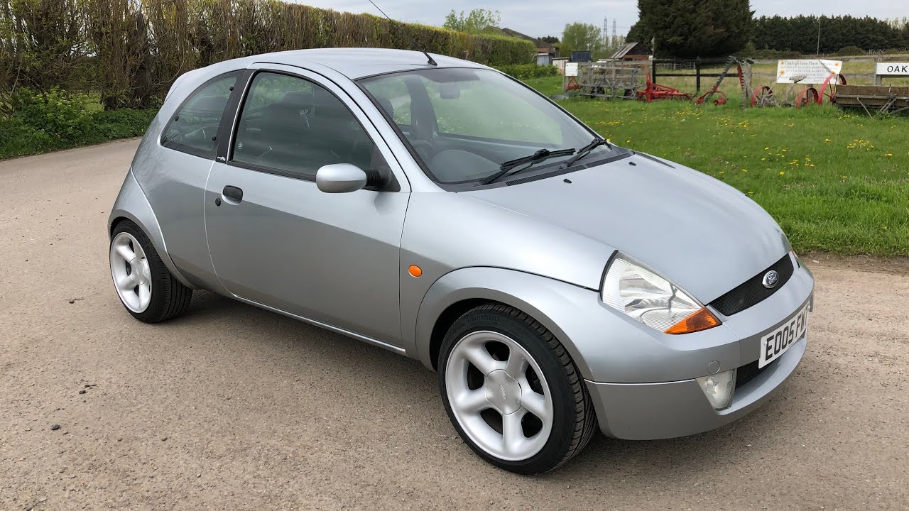 2005 Ford Sport Ka with Escort Cosworth wheels walk around - YouTube