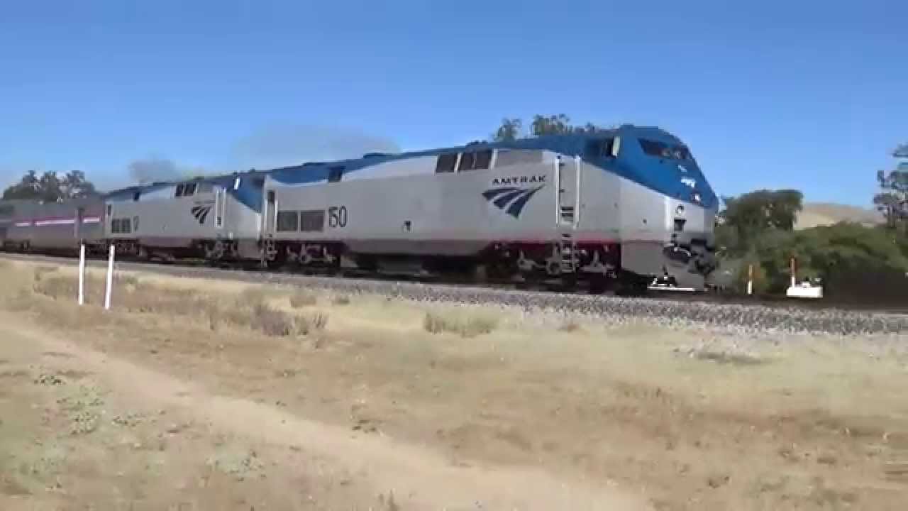 Amtrak #11 and #14 of Mon 5 Oct 2015 [HD] - YouTube