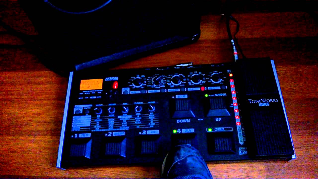 Pedalera Korg Ax3000g - YouTube