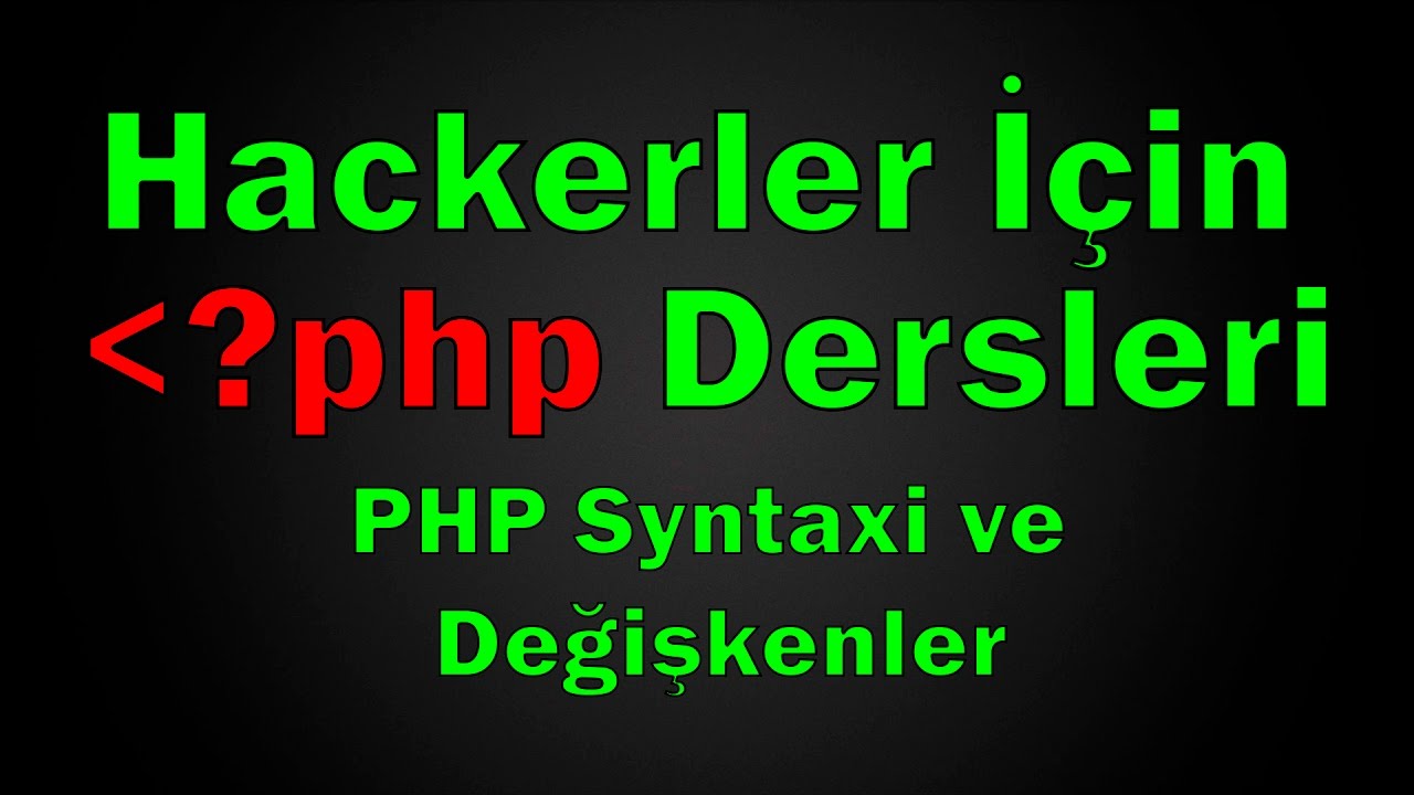 PHP Dersleri - PHP'de Veri Tipleri - YouTube