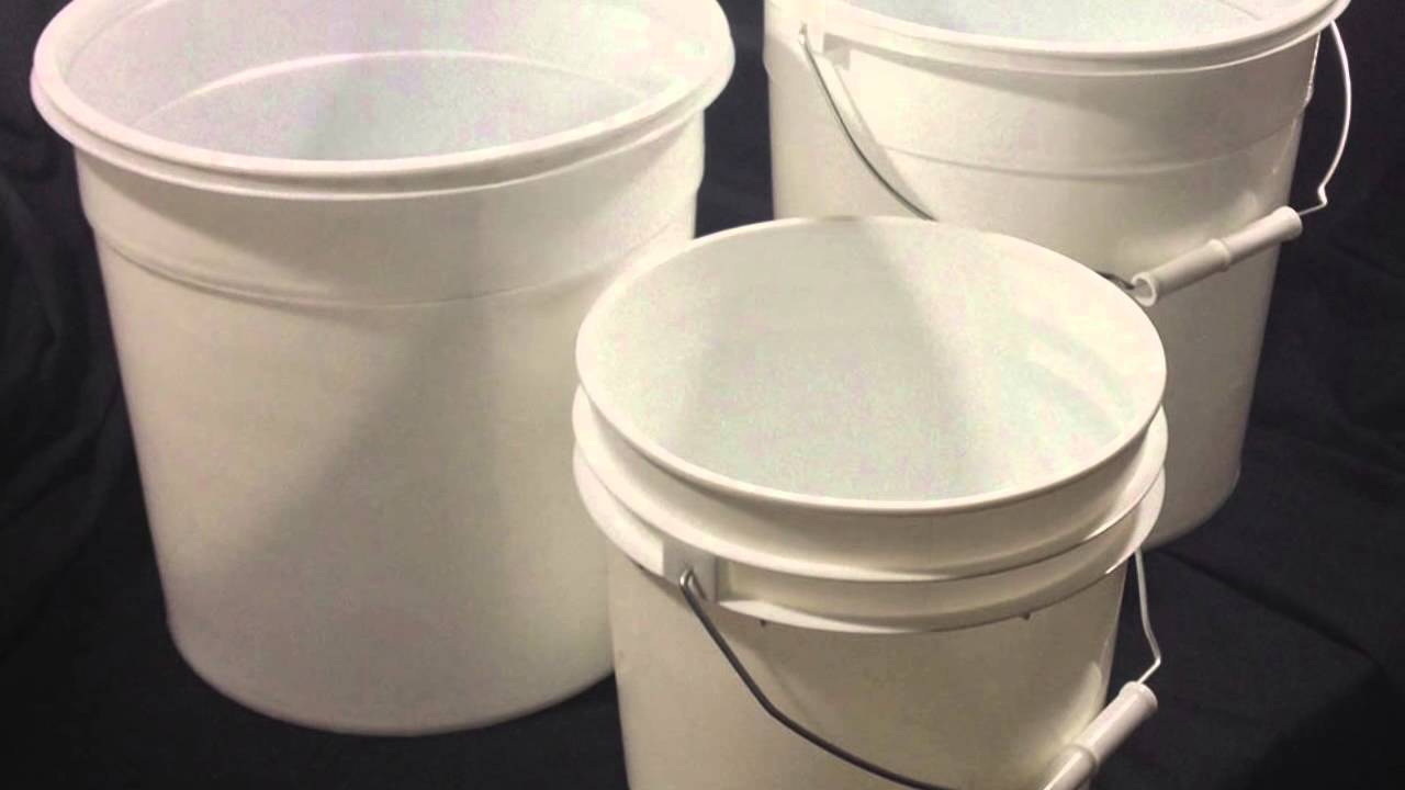 Are your plastic pails and buckets food grade or food safe? - YouTube
