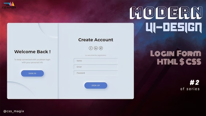 Neumorphism Login Form Ui Design Using Html Css Javascript