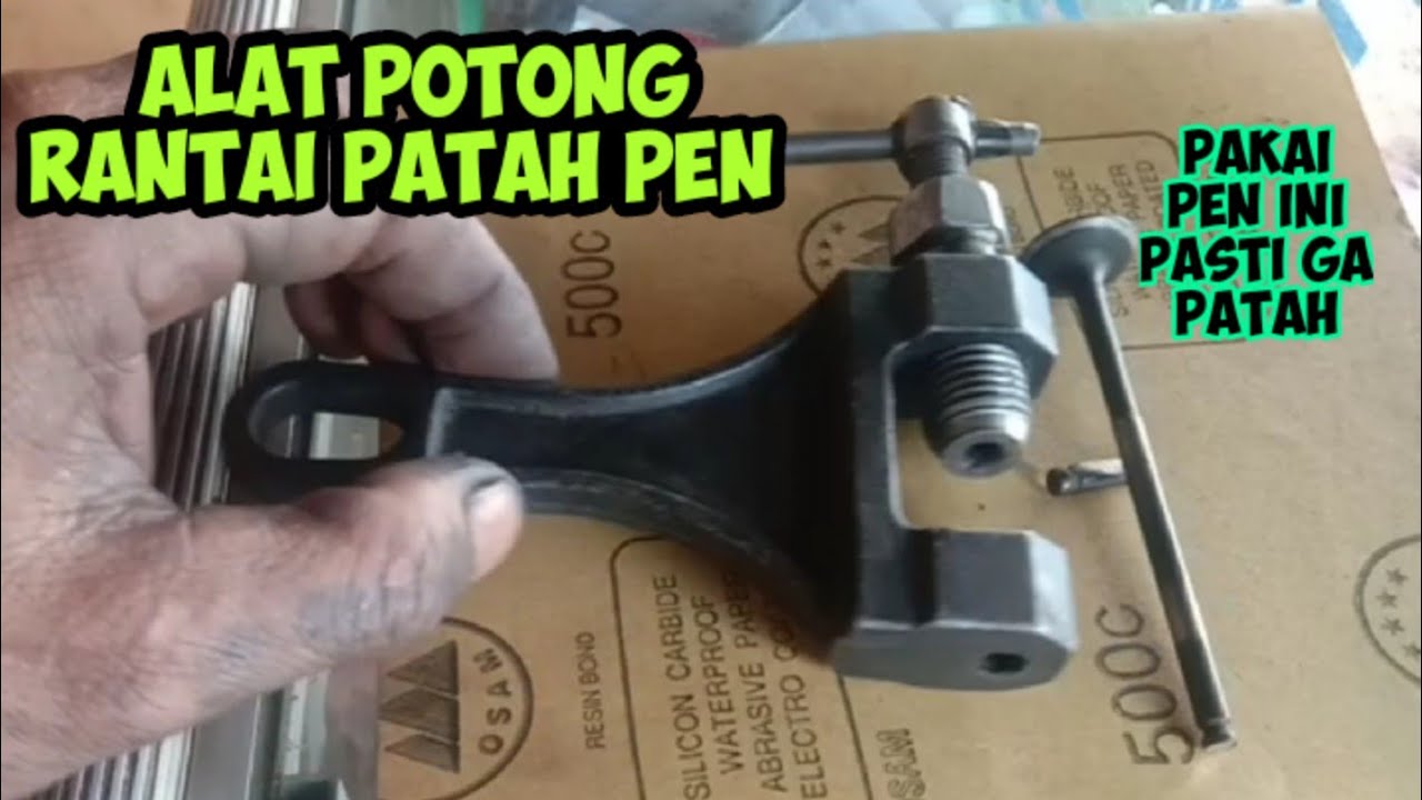 Cara menyambung pen pemotong rantai yang patah. - YouTube