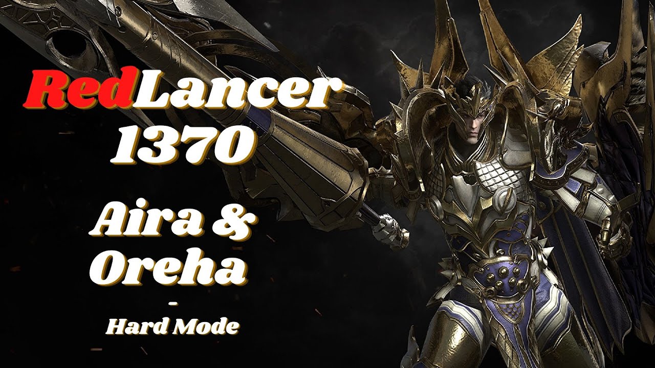 Gunlancer (Red Warlord) Lonely Knight Build 1370 Abyss Hard Aira ...
