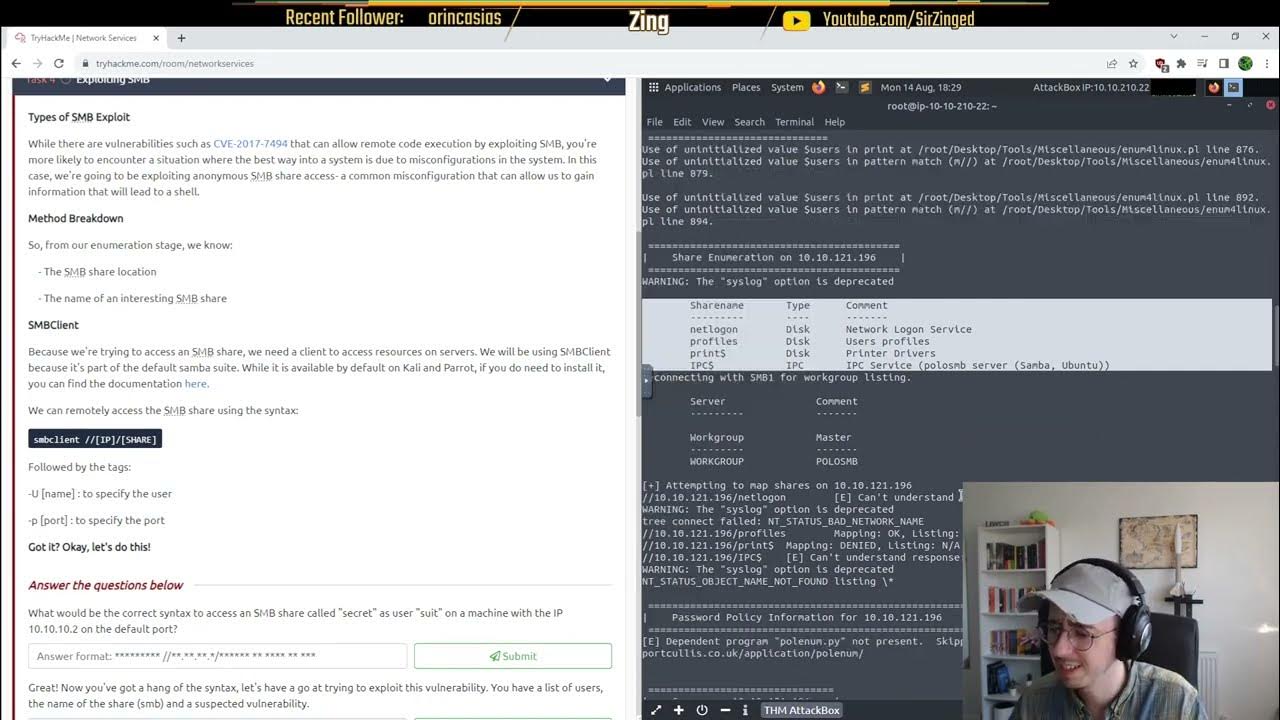 Episode 1: SMB Enumeration and Exploitation on TryHackMe - YouTube