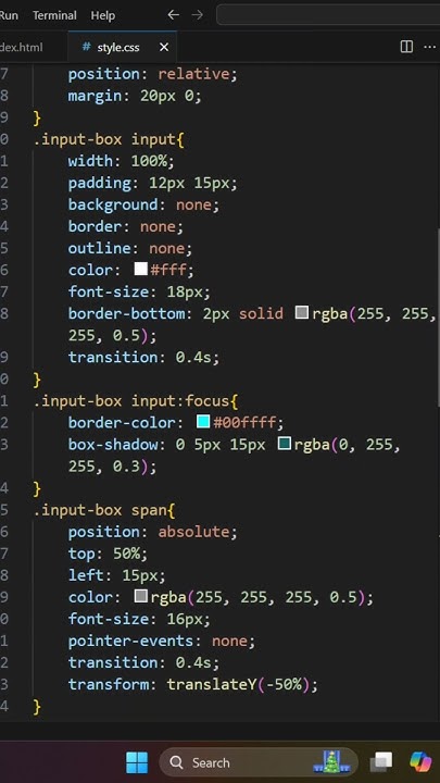 Stylish Login Form Html Css Html Htmltutorial Html5 Css3 Cssanimation R2c Road2code