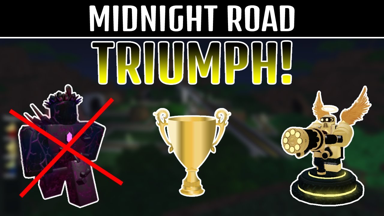 Midnight Road Triumph | Solo Map Triumphs | Roblox Tower Battles - YouTube