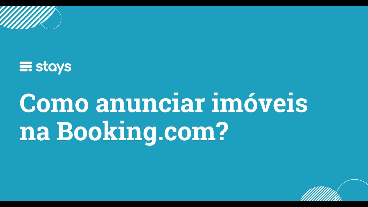 Como anunciar imóveis de temporada na Booking.com? - YouTube