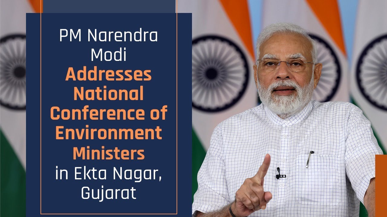 PM Narendra Modi Addresses National Conference of Environment Ministers ...
