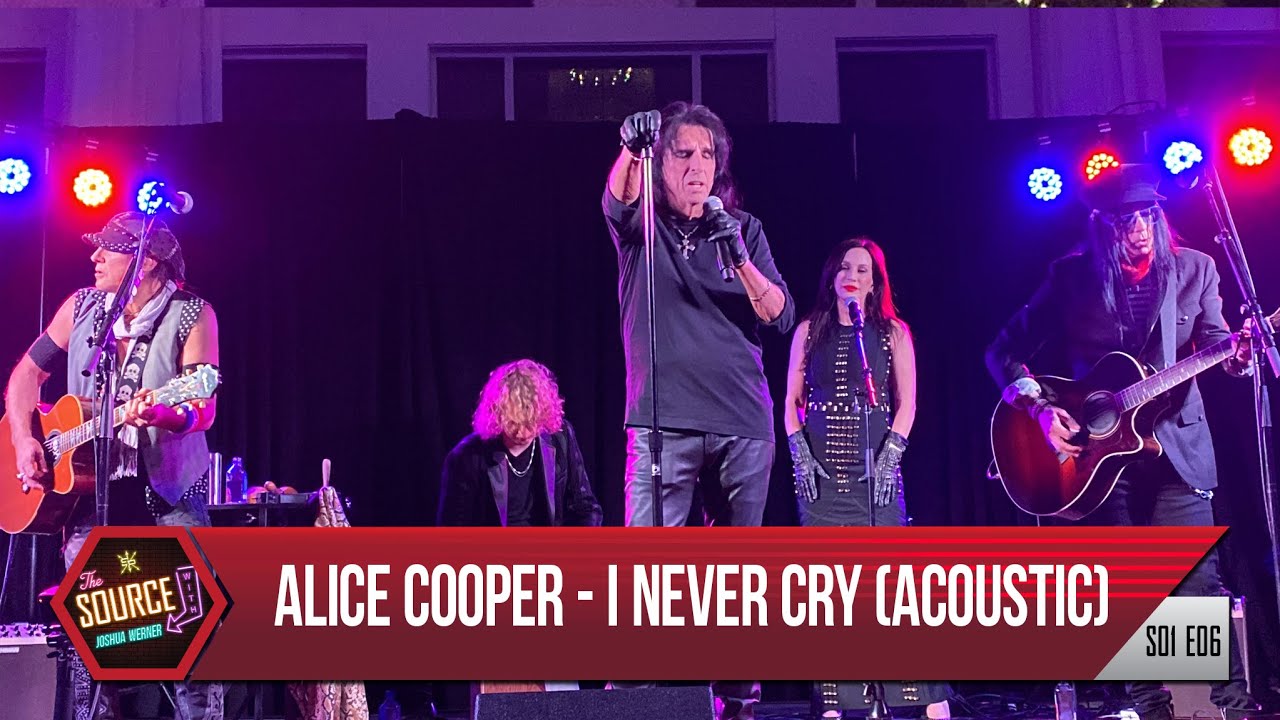 Alice Cooper Performs a Special Acoustic Performance of I Never Cry ...