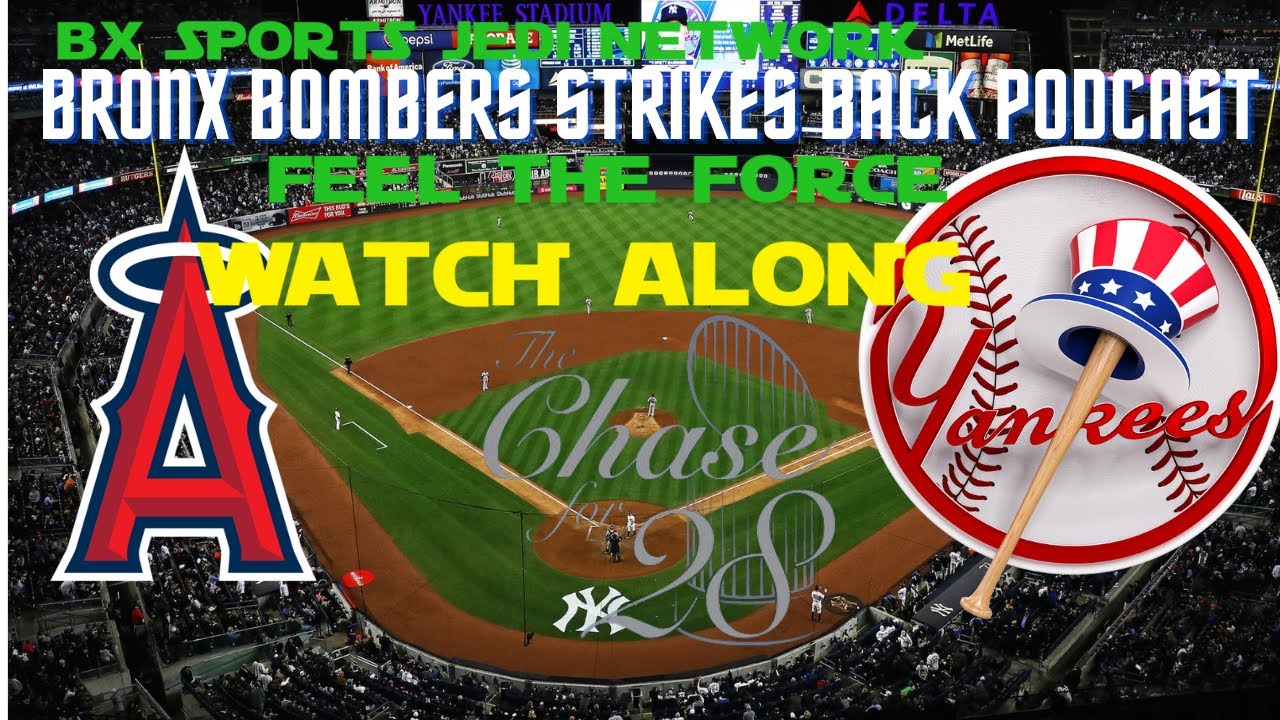 ⚾NY YANKEES BASEBALL WATCH-ALONG VS ANGELS LIVE SCOREBOARD & PLAY BY ...