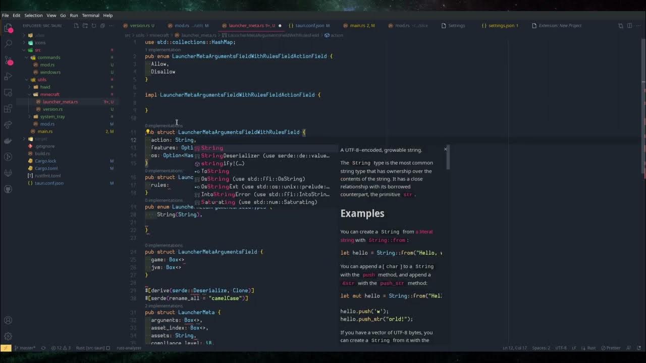 Making own Minecraft launcher in Tauri #1 - YouTube