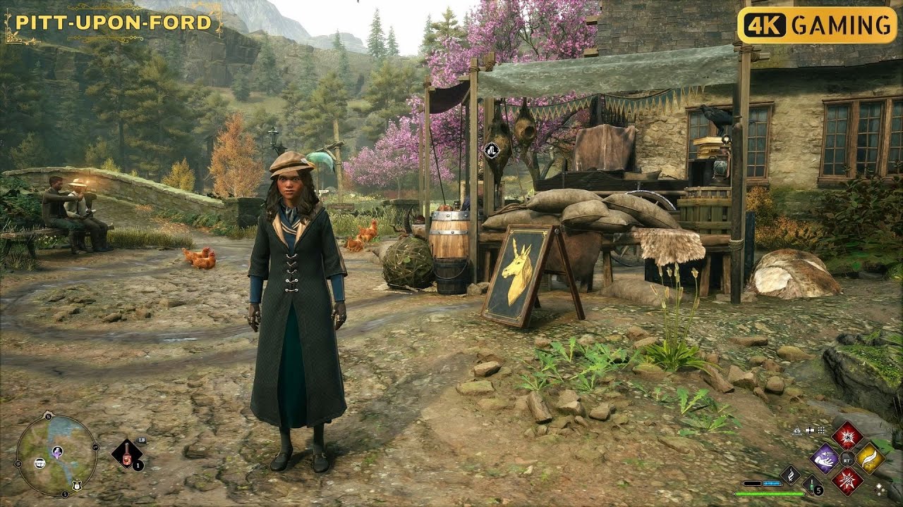 Treasure hunt in Pitt-upon-Ford - Hogwarts Legacy [4K Gaming] - YouTube