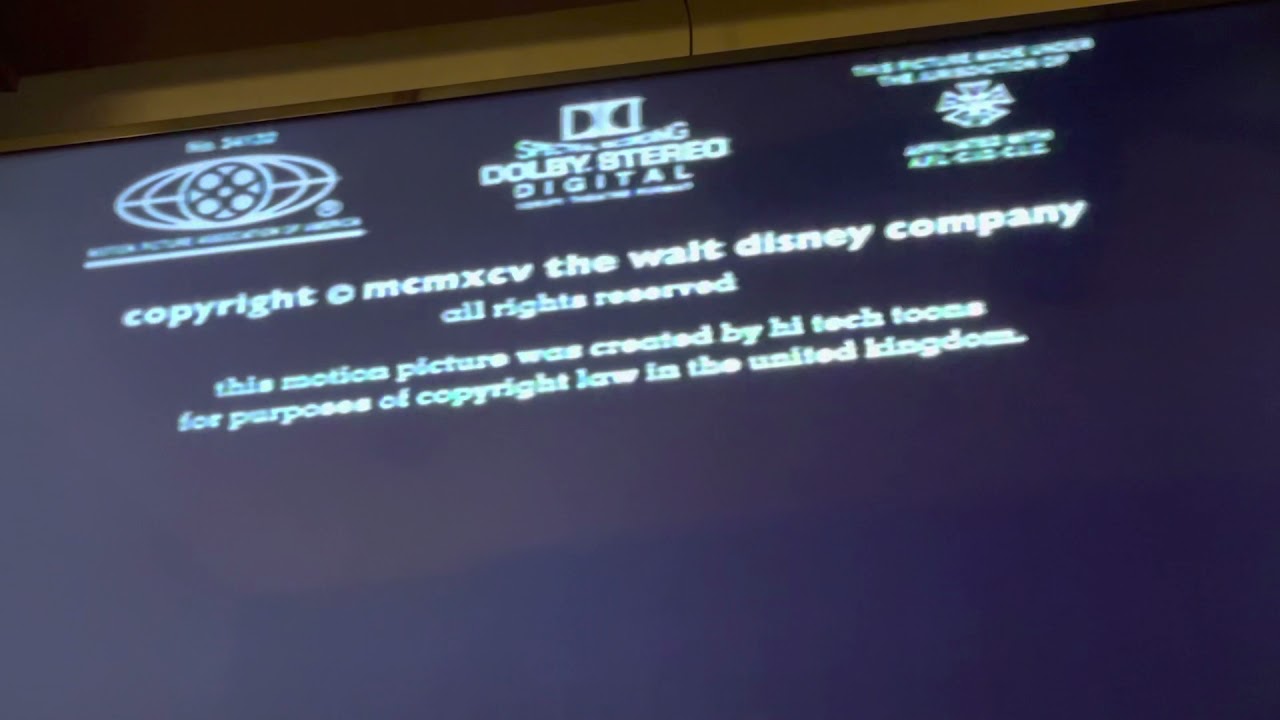 Closing To Toy Story 1996 VHS - YouTube