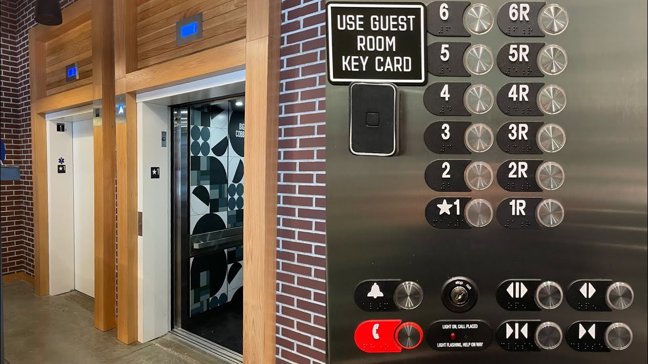 Otis Gen3 Elevators @ Moxy Hotel - Omaha, NE. - YouTube