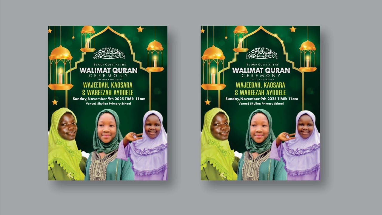 Children Walimot Le Quran Design - YouTube