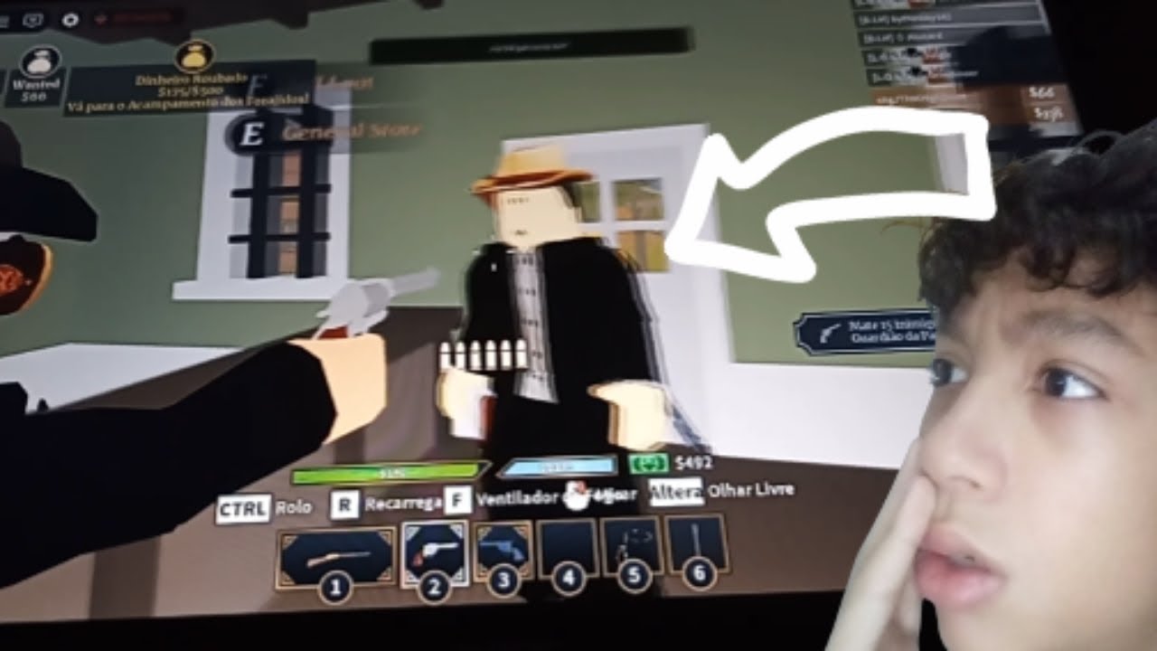 Joguei um jogo chamado de Red dead roblox 2 - YouTube
