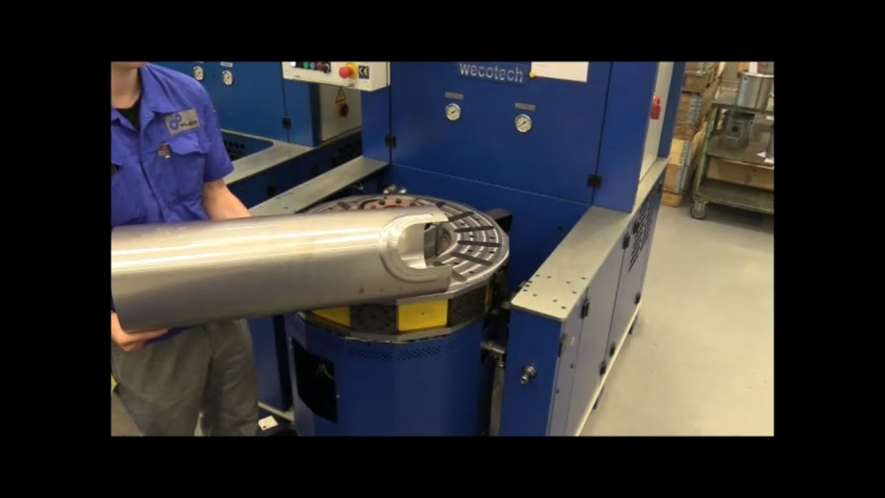 Tube end forming (Wecomatic IO-S 200 High Speed) - YouTube