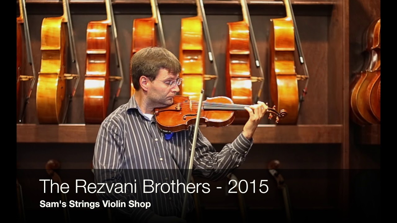 A violin by the Rezvani Brothers - 2015 - Available at Sam's Strings ...