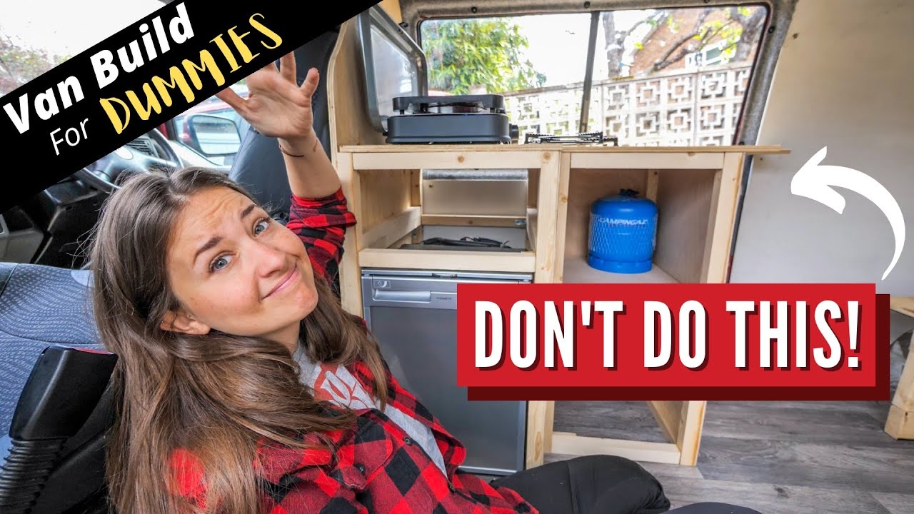 Kitchen Nightmares | Self Build Camper Van Conversion For Dummies Part ...