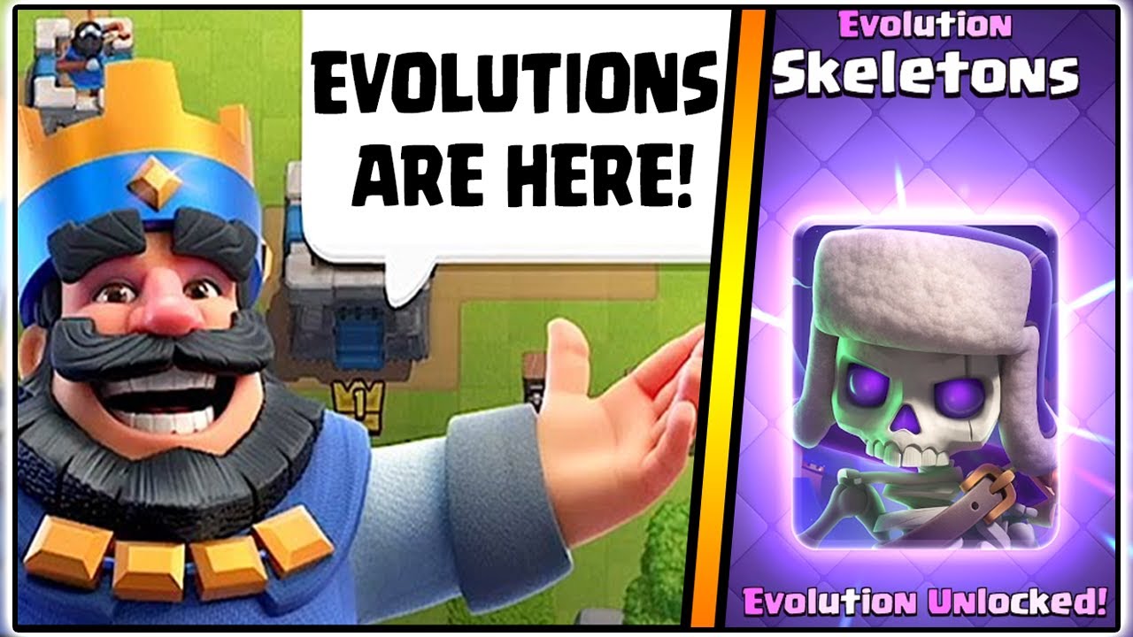 BEATING CLASH ROYALE WITH EVERY EVOLUTION! - YouTube