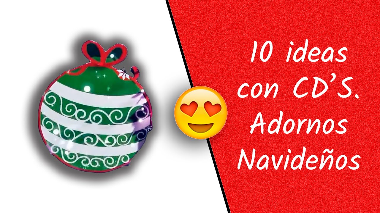 Con CD’S ideas FACILES y rápidas para NAVIDAD!! Adornos navideños ...
