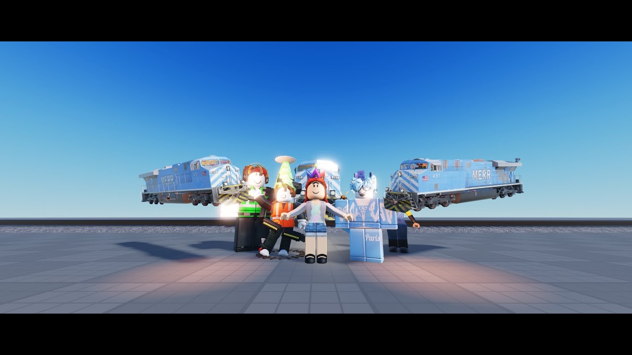 MERR Leads 3 locomotives, Train got Autoracks with a Salute at Railroad ...