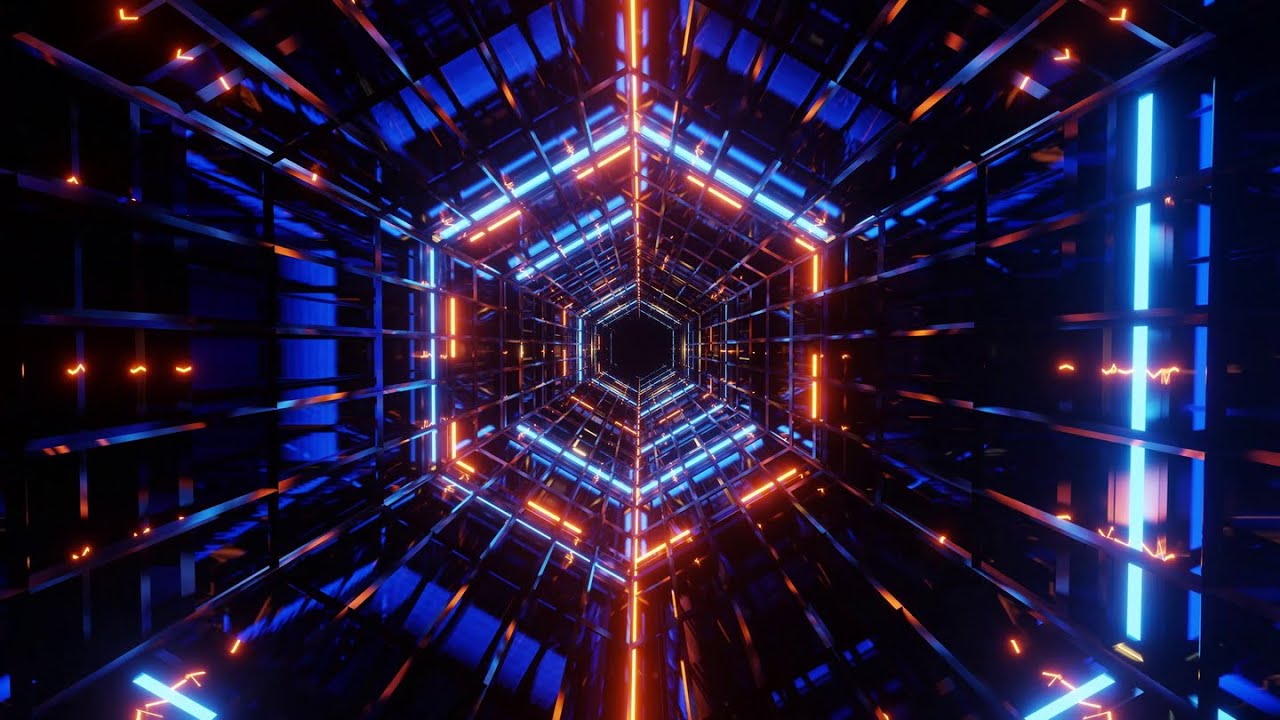 10 hour TV 4k HEXAGON fast moving Multi Metallic Color Relaxing ...