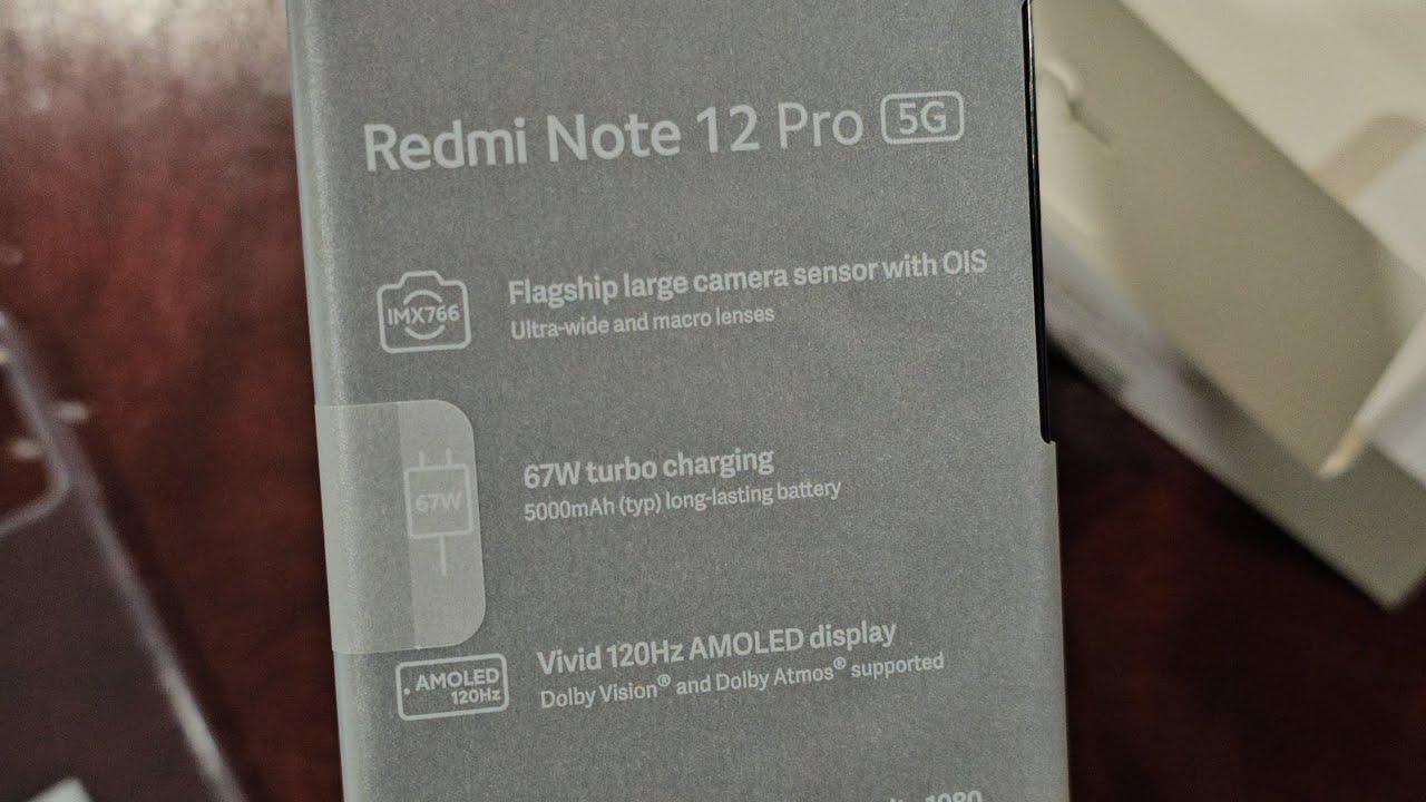 Xiaomi Redmi Note 12 pro unboxing! - YouTube