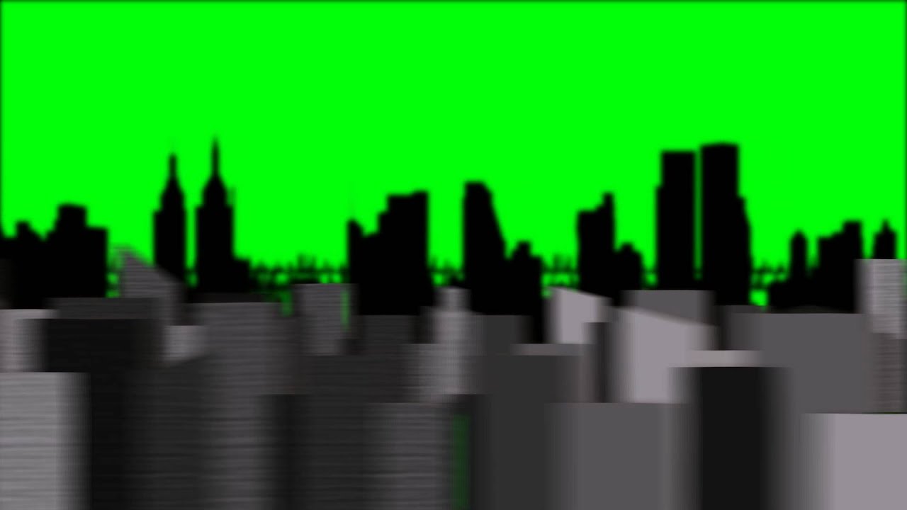 Flying Fast in City - Green Screen Animation - YouTube