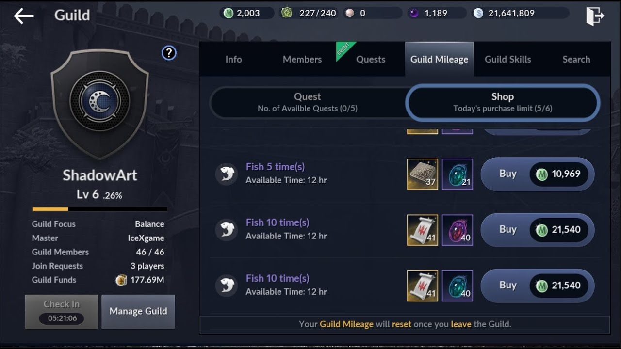 Black Desert Mobile Guild Mileage Quest Reviews - YouTube
