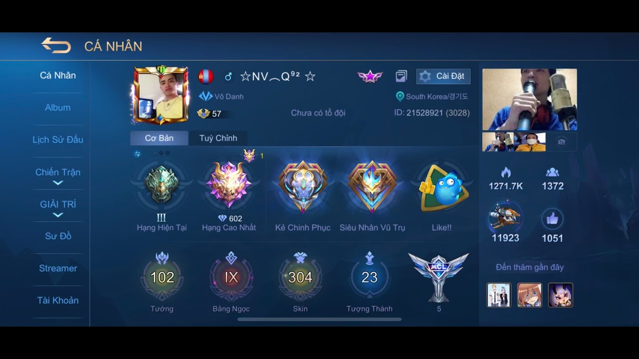 Nick Mobile Legends [ 304 skin ] Shop Nick Đại Bàng - YouTube