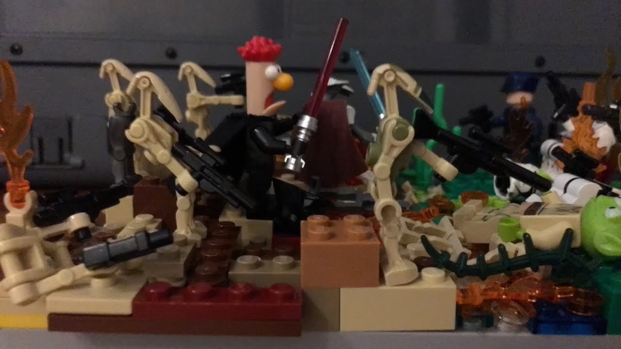 Lego star wars stop motion II Darth beaker #stopmotion #lego #starwars ...