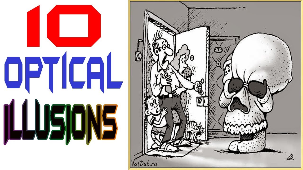 10 OPTICAL ILLUSIONS | Image Puzzle | Picture Puzzle | What You See ...