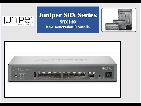 Juniper SRX Series - SRX110 Service Gateway - YouTube