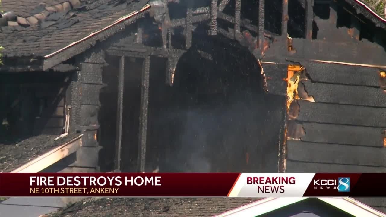 Fire burns Ankeny home, cause under investigation - YouTube